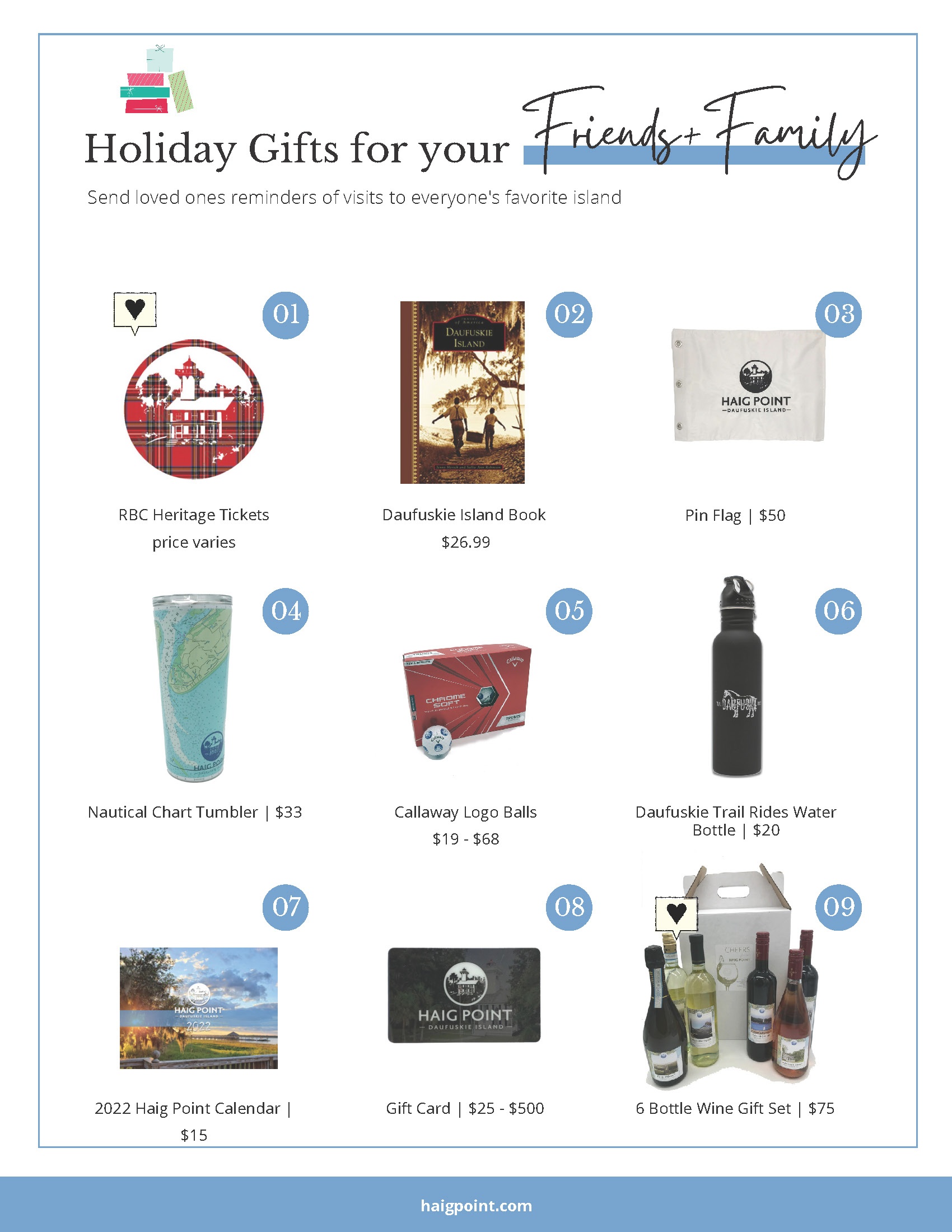 2021 Haig Point Gift Guide 2021 Haig Point Gift Guide
